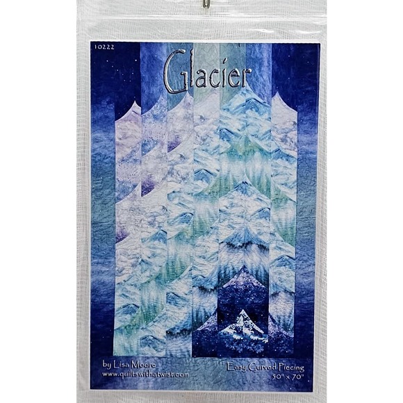 Quilt with a twist | Office | Glacier Quilt Pattern Curved Piecing 222 ...